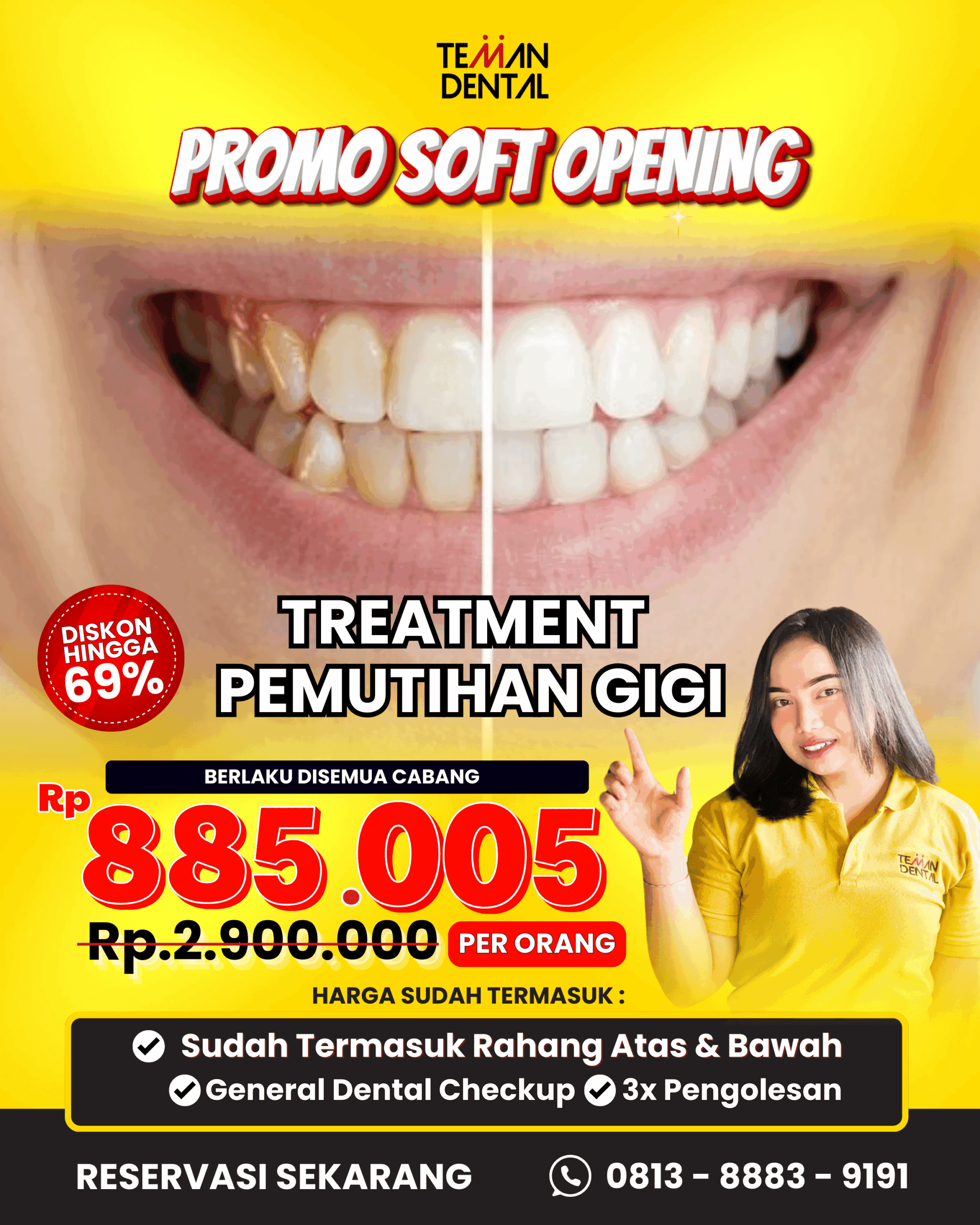 Teman Dental | Klinik Gigi Terpercaya Banyak Promo